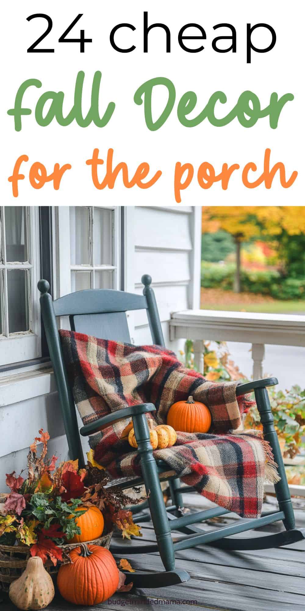 24 Cheap Fall Porch Decor (Warm & Cozy Ideas)