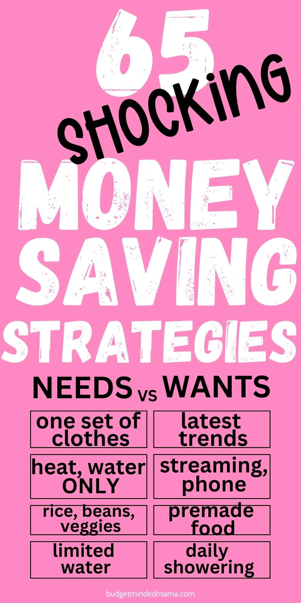 65 Ultimate Money Saving Strategies