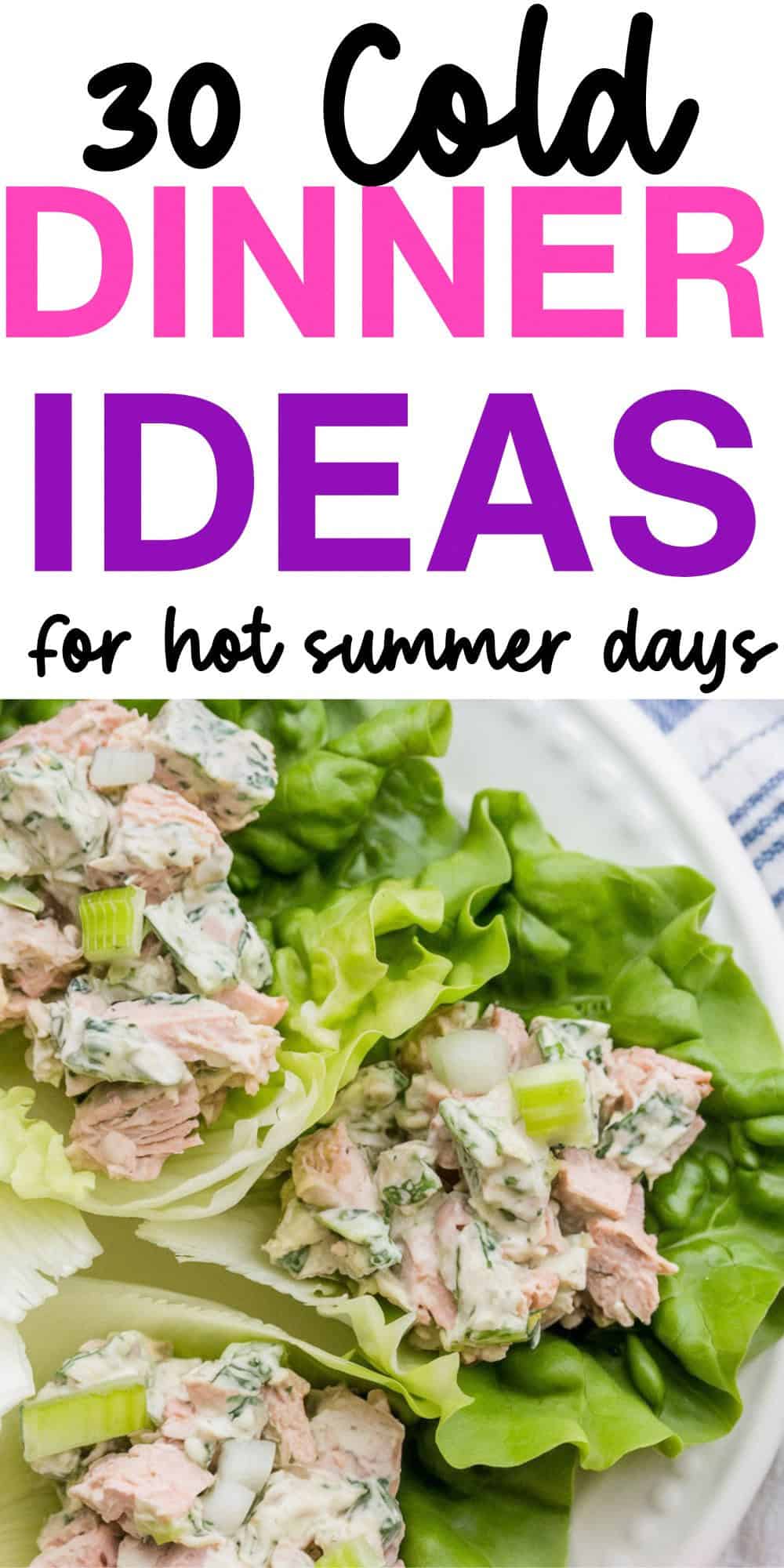 Cheap Cold Dinner Ideas (To Stay Cool)